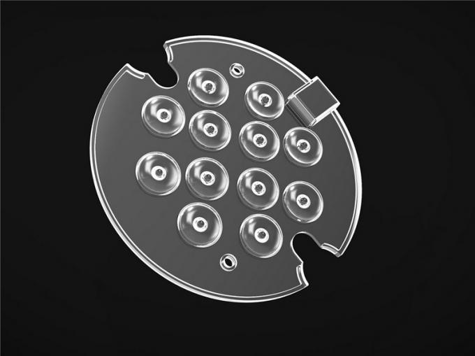 Clear PMMA LED Optics Lenses For Ceiling Light Energy Efficient