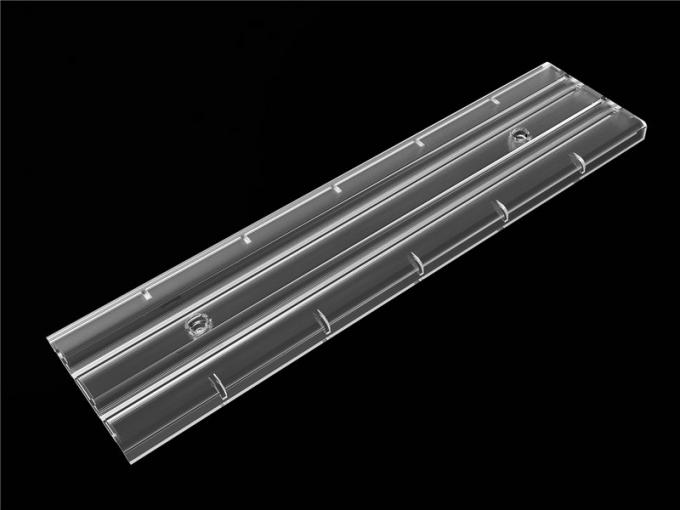 Customized Size LED Optics Lenses For Double Row Linear Lighting
