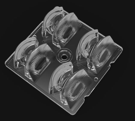 2X2 Customized PC 5050 LED Chips Stadium Lights LENS Polarizing 60 degrees