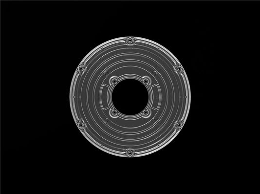 Round Shape LED Optics Lenses 90 Degree Beam Angle PC Plastic LED Lens