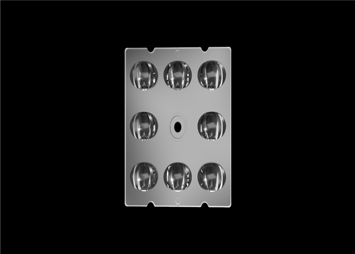 Asymmetric CREE XTE Multi LED Lens 8 In 1 Reflector Kits For LED Sreet ...