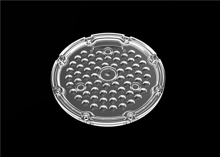 Clear PC High Power LED Lens , 64 LED Reflectors Optics IP65 For Round ...