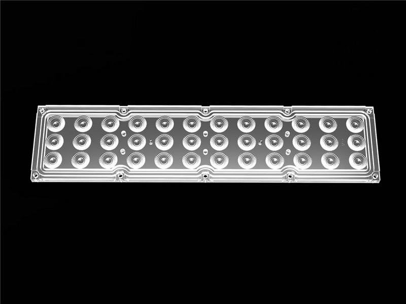 Multi - Lens Narrow Beam LED Lens , Linear Light LED Dome Lens